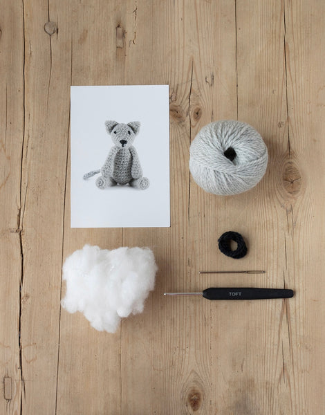 Mini Alexandre the Russian Blue Cat Edward's Menagerie Crochet Kit ...