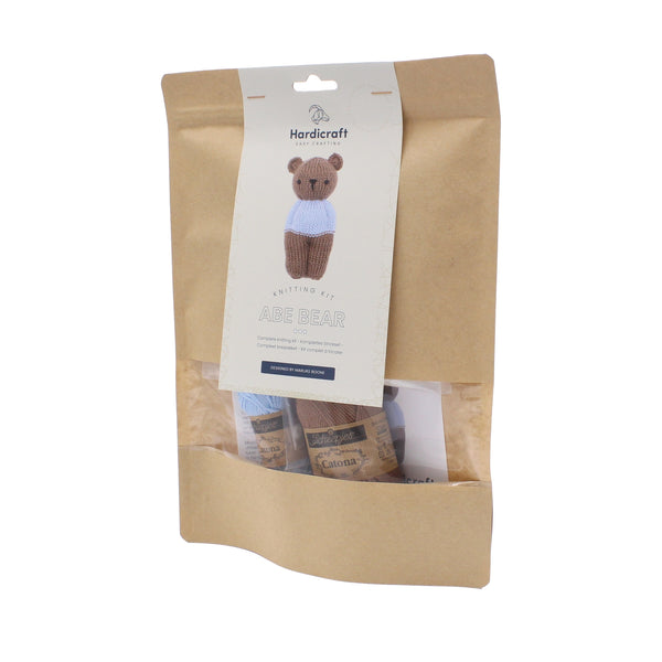 Abe Bear Beginner Knitting Kit – Quixotic Fibers
