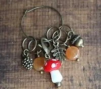 Woodland Stitch Markers - Acorns – Quixotic Fibers