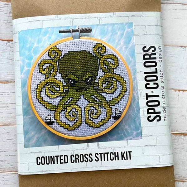 Kraken Counted Cross Stitch Kit – Quixotic Fibers