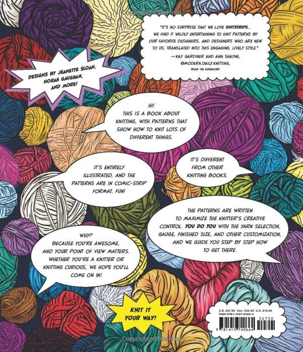 Knitstrips: The World's First Comic Strip Knitting Book – Quixotic Fibers
